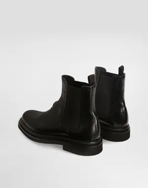 Dolce & Gabbana Brushed Calfskin Chelsea Boots