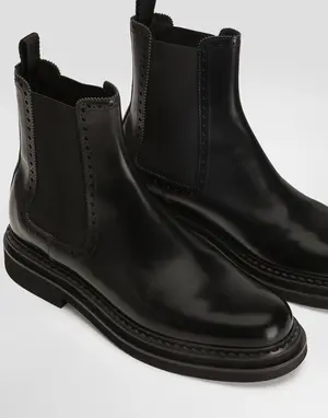 Dolce & Gabbana Brushed Calfskin Chelsea Boots