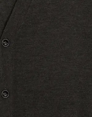 Dolce & Gabbana Cashmere Cardigan With Buttons - Grey