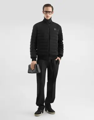 Dolce & Gabbana Quilted Bomber Jacket Coats And Jackets