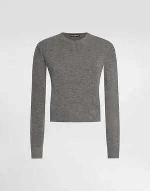 Dolce & Gabbana Cashmere Pullover Sweaters And Cardigans - Grey