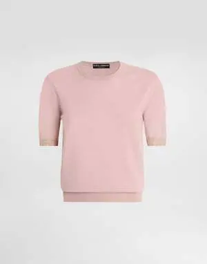 Dolce & Gabbana Cashmere Pullover Sweaters And Cardigans - Pink
