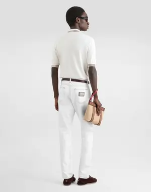 Dolce & Gabbana Polo M/c Sweaters And Cardigans - White