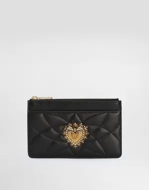 Dolce & Gabbana Medium Devotion Card Holder Wallets And Small Leather Goods Leather - Black