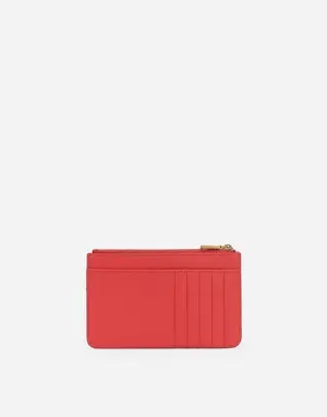 Dolce & Gabbana Medium Devotion Card Holder Wallets And Small Leather Goods Leather - Orange