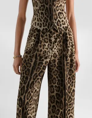 Dolce & Gabbana Leo- Wool Tailored Trousers