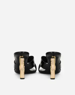 Dolce & Gabbana Patent Leather 3.5 Mules Slides And Mules Leather