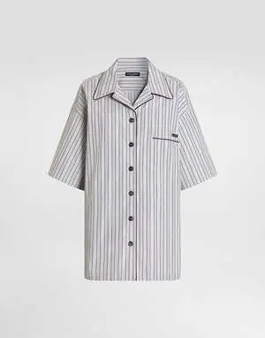 Dolce & Gabbana Striped Poplin Shirt - Multicolor