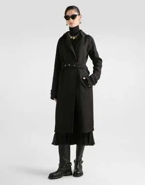 Dolce & Gabbana Long Pleated Chiffon Skirt Skirts - Black