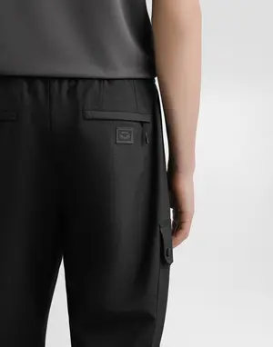 Dolce & Gabbana Wool Canvas Cargo Trousers