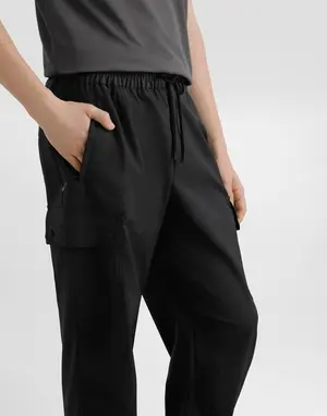 Dolce & Gabbana Wool Canvas Cargo Trousers