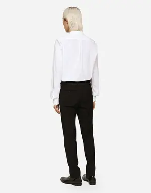 Dolce & Gabbana Stretch Wool Pants Pants And Shorts Wool