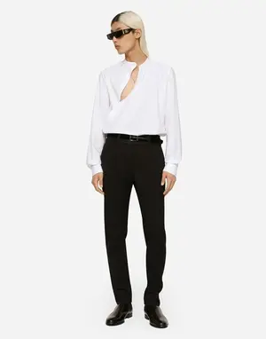 Dolce & Gabbana Stretch Wool Pants Pants And Shorts Wool