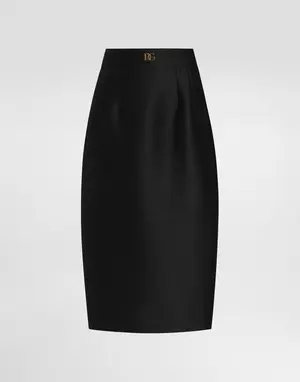 Dolce & Gabbana Faille Sheath Skirt Skirts - Black