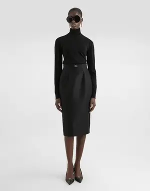Dolce & Gabbana Faille Sheath Skirt Skirts