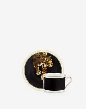 Dolce & Gabbana Porcelain Tea Set Tea Cups - Multicolor