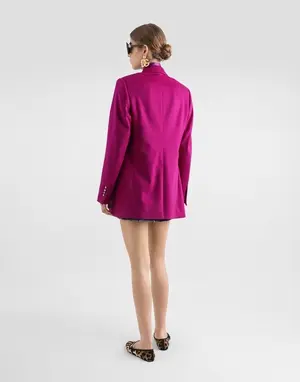 Dolce & Gabbana Oversize Double-breasted Cashmere Jacket Blazers