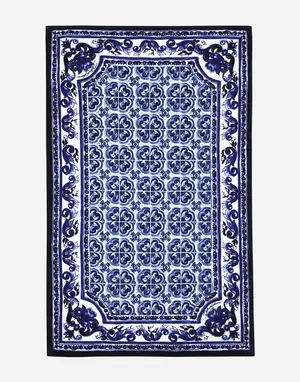 Dolce & Gabbana Terry Cotton Beach Towel All Over-patterned Towels - Multicolor