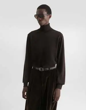 Dolce & Gabbana Cashmere Turtleneck Pullover - Brown