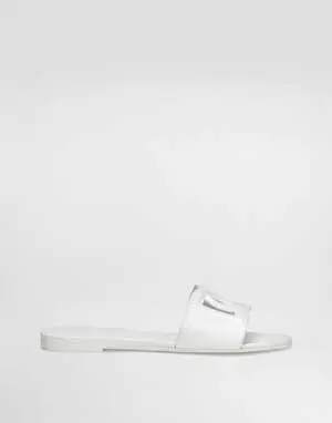 Dolce & Gabbana Beachwear Slides And Mules Rubber - White