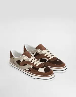 Dolce & Gabbana Dg Sailing Sneakers In Printed Pony Sneakers