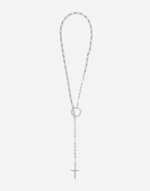 Dolce & Gabbana Cross Necklace Bijoux Metal - Silver