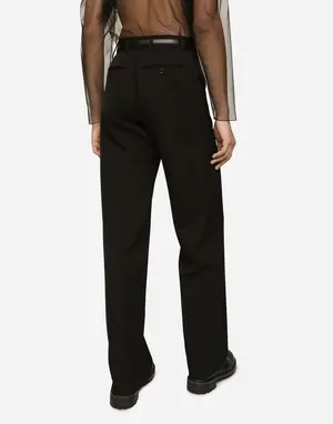 Dolce & Gabbana Tailored Straight-leg Wool Trousers