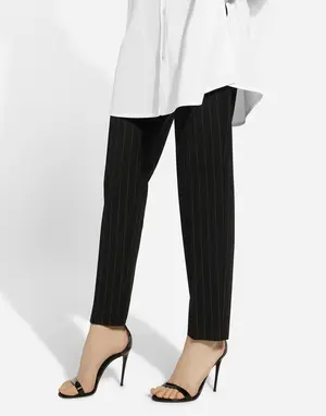 Dolce & Gabbana Tailored Pinstripe Wool Pants Pants And Shorts