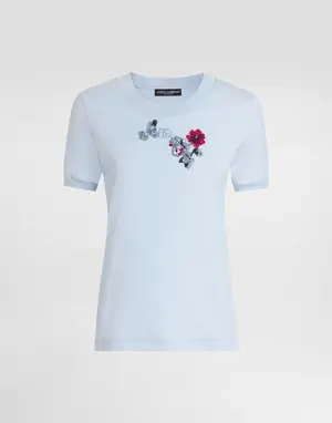 Dolce & Gabbana Embroidered T-shirts For Women