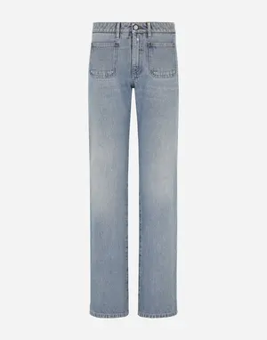 Dolce & Gabbana Cotton Denim Work Jeans Denim And Jeans Multi-colored - Multicolor