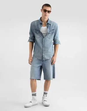 Dolce & Gabbana Denim Shirt Denim Multi-colored