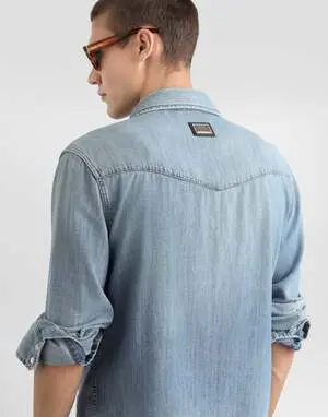 Dolce & Gabbana Denim Shirt Denim Multi-colored