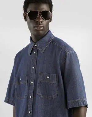 Dolce & Gabbana Denim Shirt Denim Multi-colored