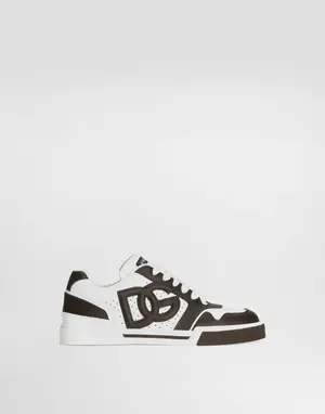 Dolce & Gabbana New Roma Sneakers In Calfskin - Multicolor