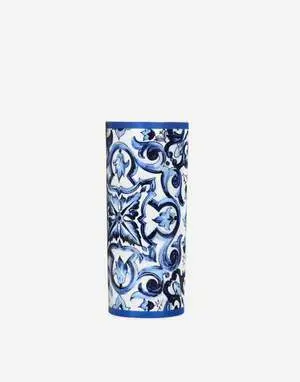 Dolce & Gabbana Cylindrical Porcelain Vase Vases - Multicolor