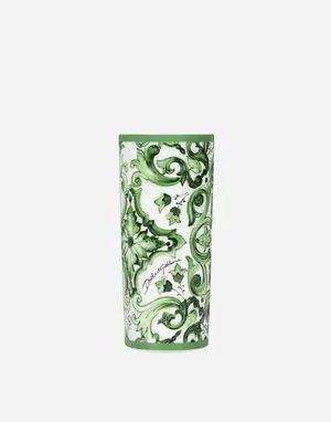 Dolce & Gabbana Cylindrical Porcelain Vase Vases - Multicolor