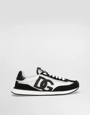 Dolce & Gabbana Mixed-material Dg Cushion Sneakers - Multicolor