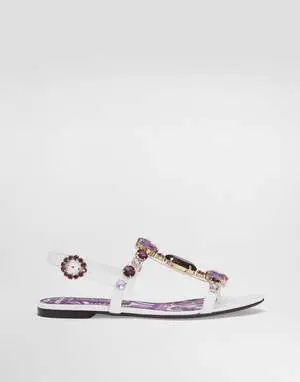 Dolce & Gabbana Sandalo Flat Shoes - Multicolor