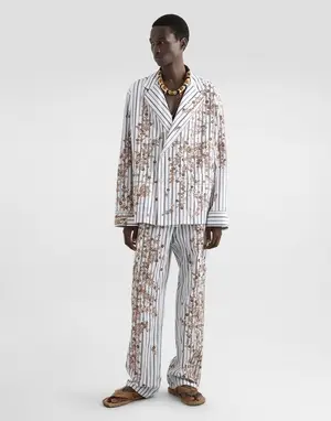 Dolce & Gabbana Vanity Robe With Embroidery Shirts Multi-colored