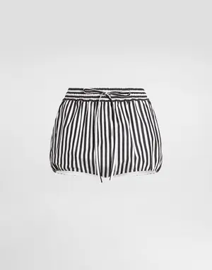 Dolce & Gabbana Striped Poplin Culottes - Multicolor