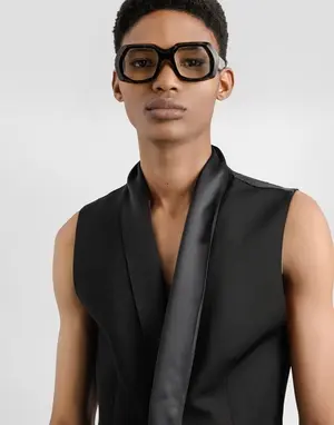Dolce & Gabbana Wool Gabardine Vest