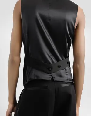 Dolce & Gabbana Wool Gabardine Vest