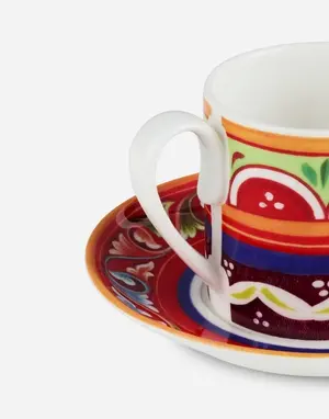 Dolce & Gabbana Fine Porcelain Espresso Set Coffee Cups