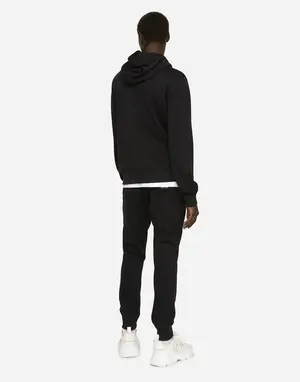 Dolce & Gabbana Jersey Zip-up Hoodie Sweatshirts Cotton - Blue