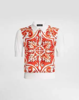 Dolce & Gabbana Polo M/c Anni Sweaters And Cardigans - Multicolor
