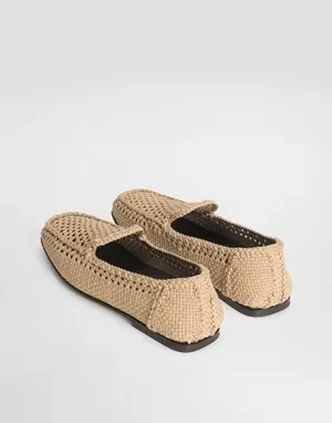 Dolce & Gabbana Crochet Slippers - Brown