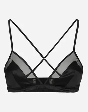 Dolce & Gabbana Regg.senza Ferretto Underwear Satin - Black