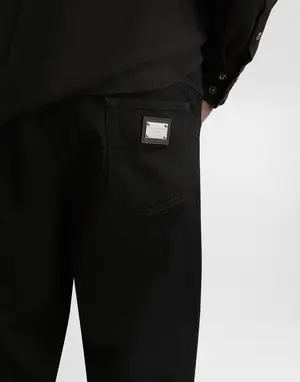 Dolce & Gabbana Black Wash Stretch Denim Jeans