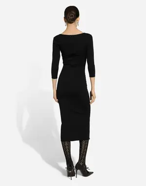 Dolce & Gabbana Calf-length Viscose Knit Dress