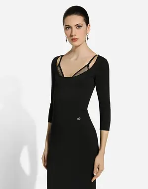 Dolce & Gabbana Calf-length Viscose Knit Dress
